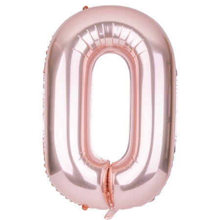 Bail 40 inch Rose Gold Giant Number Balloon for Birthday and ...