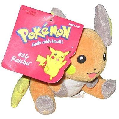 Pokemon Hasbro Plush - RAICHU #26 (5 inch) - Walmart.com