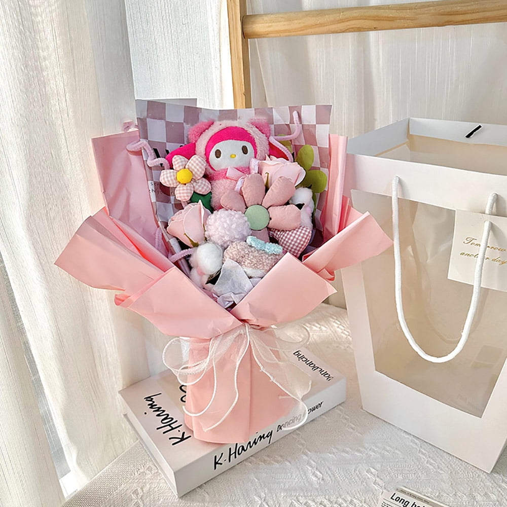 Click here for Mke Sanrio Plush Doll Bouquet Mymelody Kuromi Cute... prices