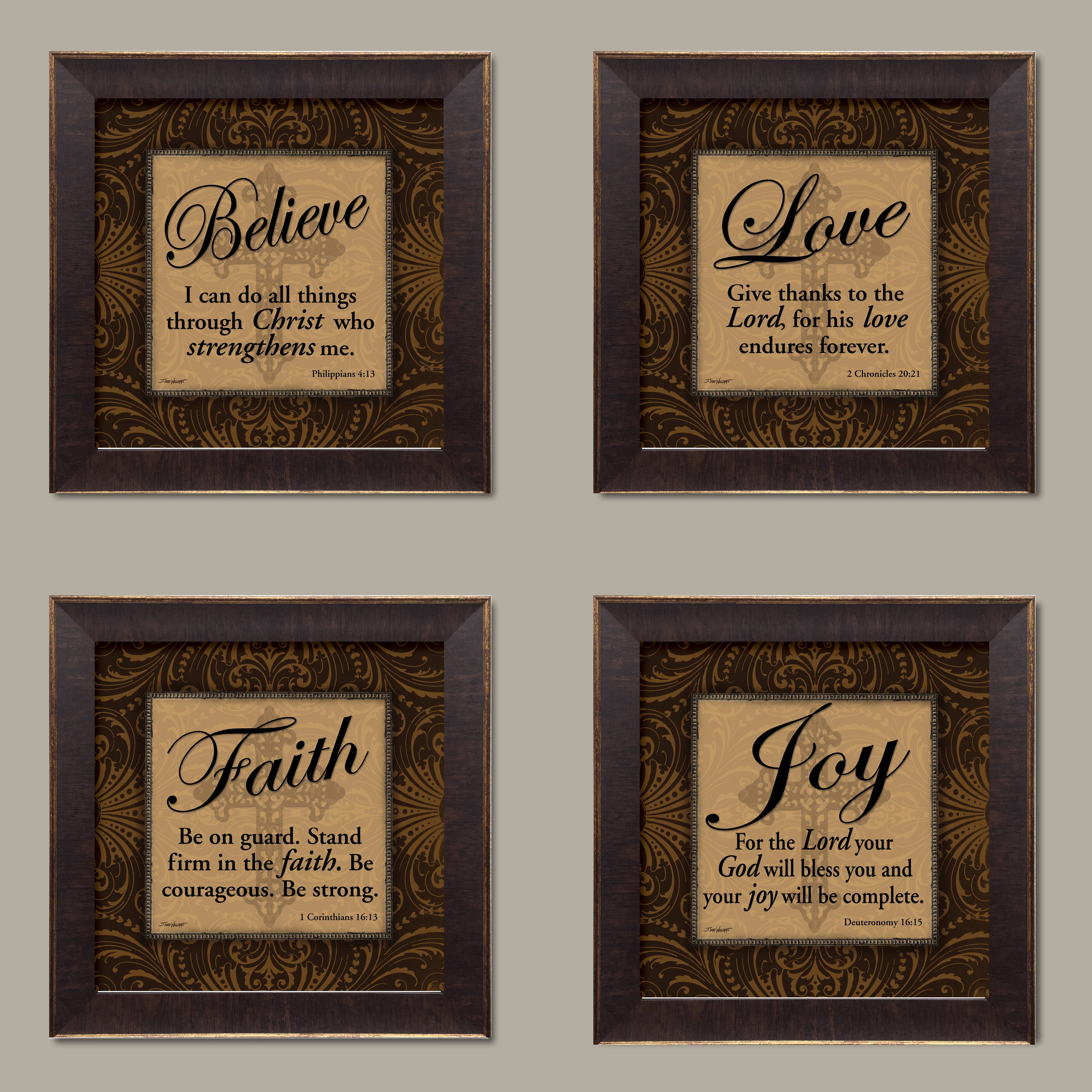 Classic Religious Quotes; 1 Corinthians 16:13, Deuteronomy 16:15, 2 ...