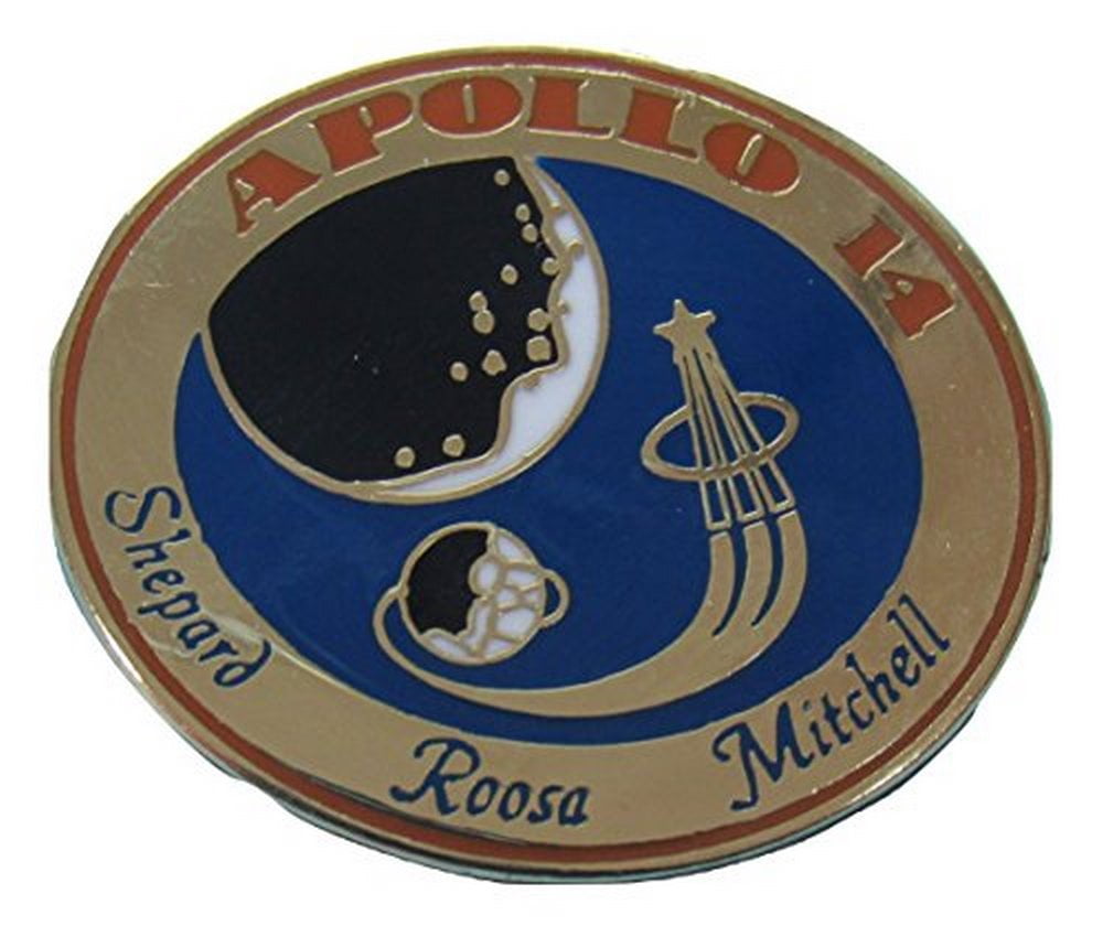 Apollo 14 Lapel Pin Official Nasa Edition Shepard-roosa-mitchell ...