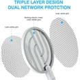 Electric Fly Swatter 4000V Bug Zapper Racket 2 in 1 with 1200mAh ...