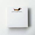 Dachshund (Short Note) Sticky Note Cube - 3 3/8" x 3 3/8" x 1" (86mm x ...