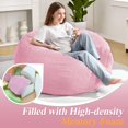 3FT Teardrop Bean Bag Chair with Memory Foam and Machine Washable Cover ...