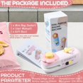 Rechargeable Bag Heat Sealer 2-in-1 Mini Handheld Snacks Sealer with ...
