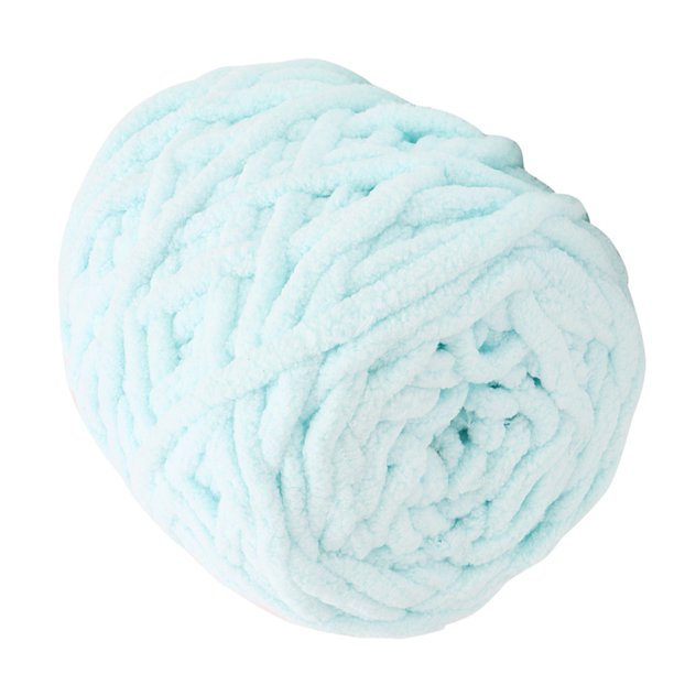 Thickand Quick Yarn,Single Thick Ice Strip Blanket Yarn Big Ball Woven ...
