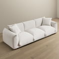 Cream Color, Tight Back Style - Three - seat Sofa - Entertainment Zone ...