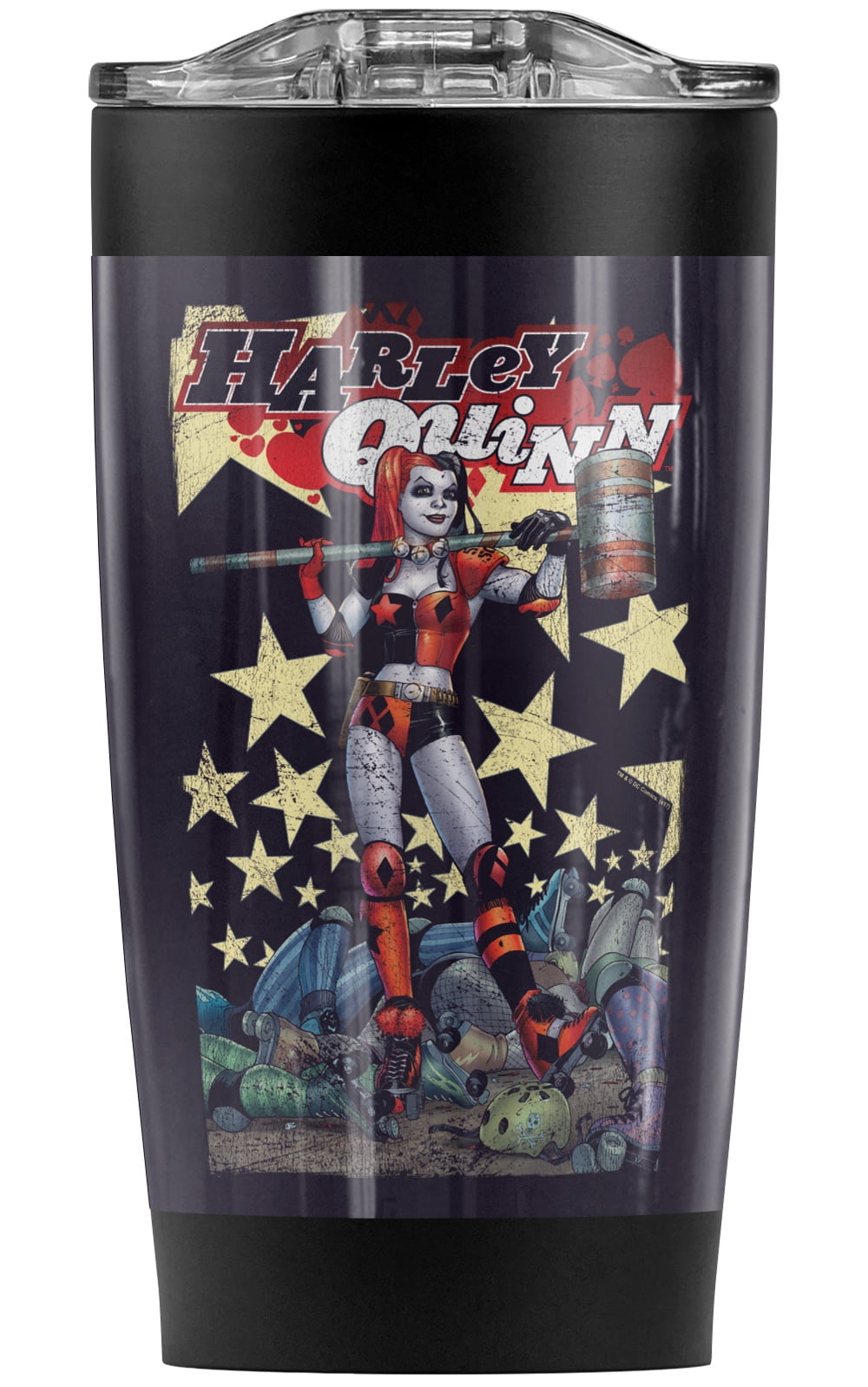 Harley Quinn One Stainless Steel Tumbler 20 oz Coffee Travel Mug/Cup ...