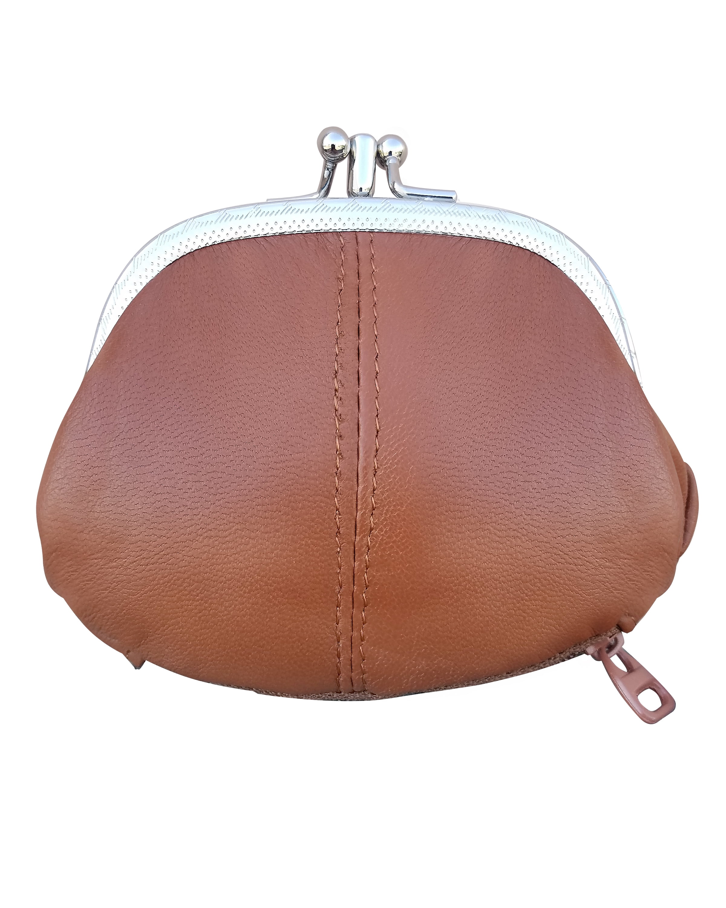 Womens Leather Kiss Lock Coin purse by Improving Lifestyles (LIGHT ...