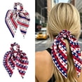 8Pcs/Set Independence Day Stripe Scrunchies Gentle On Hair Hairband For ...