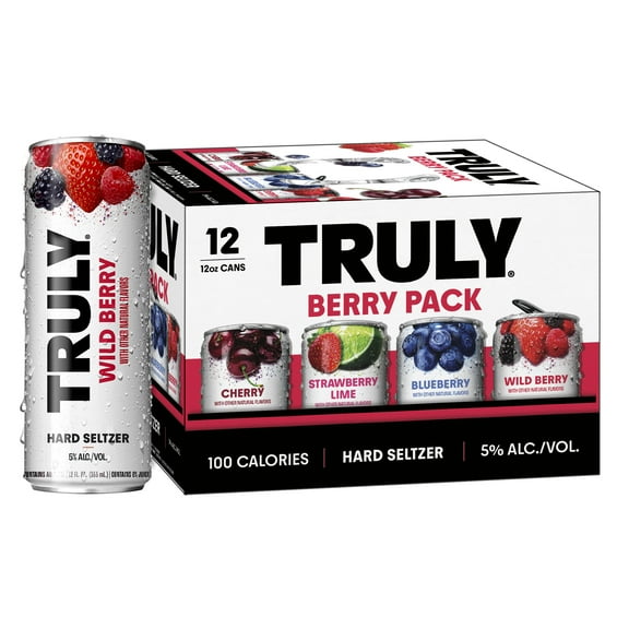 Truly Hard Seltzer Celebrations pack Variety, 12 pack, 12 fl oz ...
