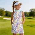Bysome Kids Girls Dress Graphic Print Sleeveless Mandarin Collar Summer ...