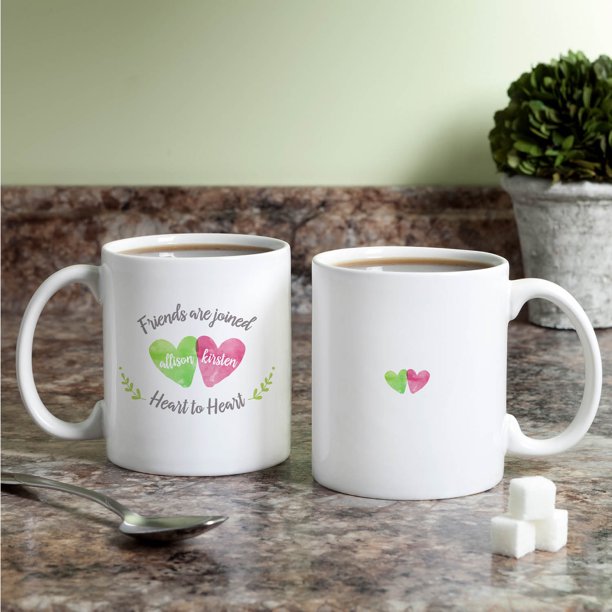 Two Friends Personalized Coffee Mug - Walmart.com