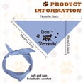 1 pc Cotton Dog's Kerchief Triangle Pet's Bandana Dog 380x780mm for DIY ...