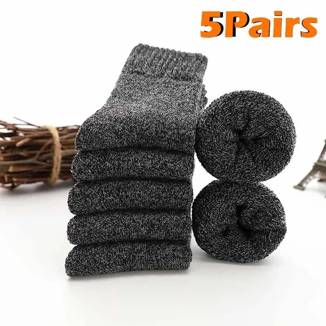 Click here for Ink Craft Mens Merino Wool Socks - Super Thick The... prices