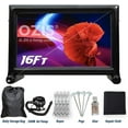 OZIS 16Ft Airtight PVC Portable Theater Projection Screen for Outdoor ...