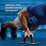 SPRI Push-Up Bars Pair, Sturdy Home Gym Exercise Equipment, Black ...