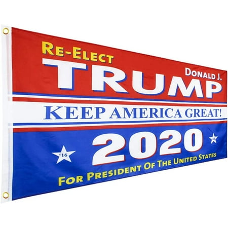 Donald Trump Flag 3x5 Feet for President 2020 Re-Election, Keep America ...