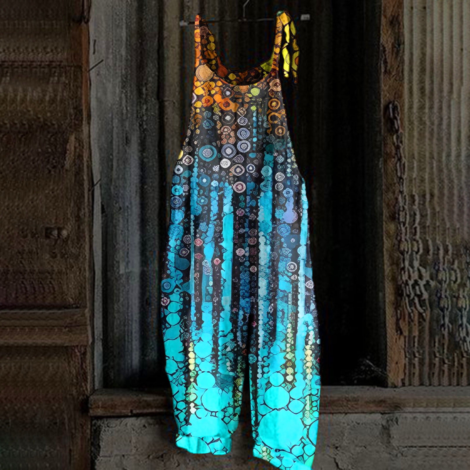 Women's Hippie Overalls,Boho Overalls for Women Elegant 2023 Loose Fit ...