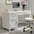 Martha Stewart Modern Writing Hutton Shaker Style Home Office Desk with ...
