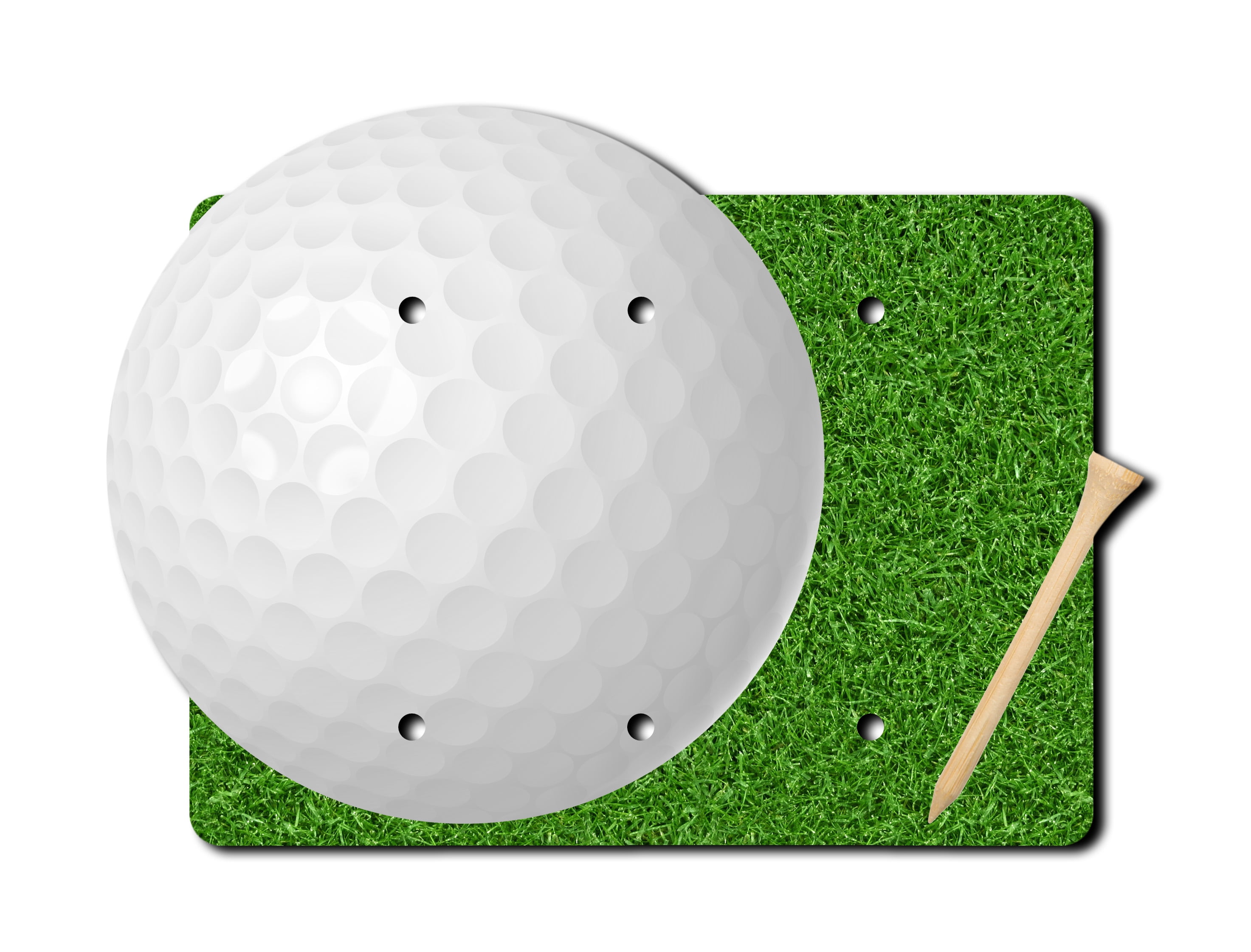 Off The Wall Plates - Golf Ball - Triple Gang Blank Cover - Walmart.com
