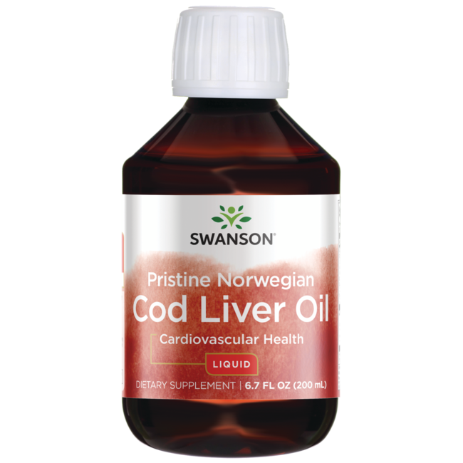 Swanson Pristine Norwegian Cod Liver Oil 6.7 fl oz Liquid - Walmart.com