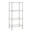 "Zimtown 4-Shelf Adjustable Storage Shelves, Steel Wire Unit, 20""L x ...