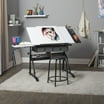Studio Designs Graphix II White Split Top Crafting Table - Walmart.com