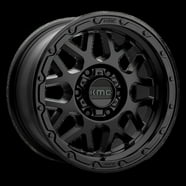 KMC Aluminum Rim KM229 MACHETE CRAWL 17X9in Satin Black Machined Bead ...