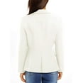luvamia Womens Business Casual Blazer Work Office Coats Pocket Back Slit Jacket Suit, Size S-2XL ...