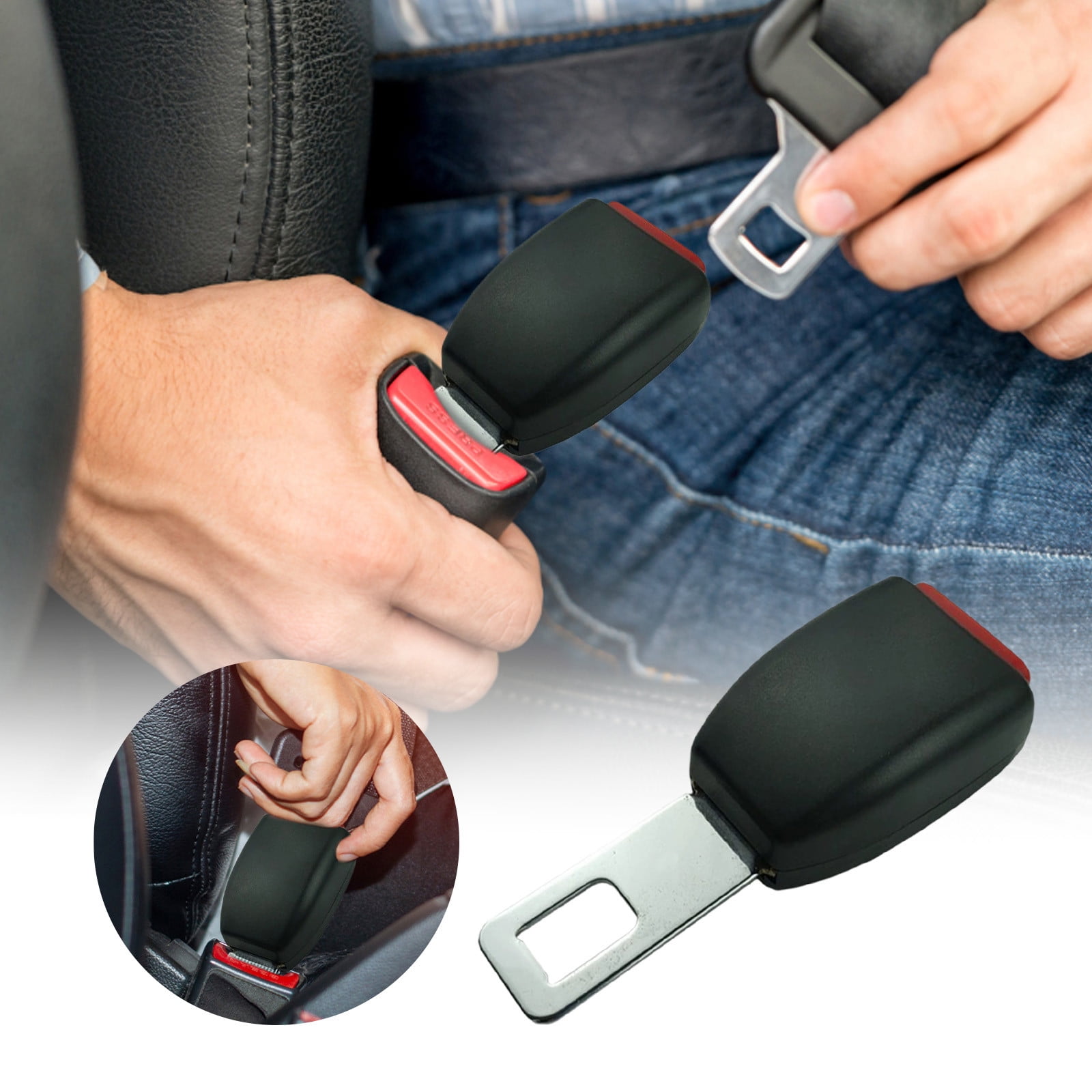 Click here for Zmoon 2.5cm Seat Belt Extender One Size prices