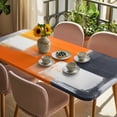 Abstract Color Stitching Fitted Rectangle Tablecloth 30" x 60" Vintage ...