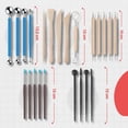 25Pcs Clay Tools And Pottery Tool Kit For Polymer Set Clay Sculpting ...