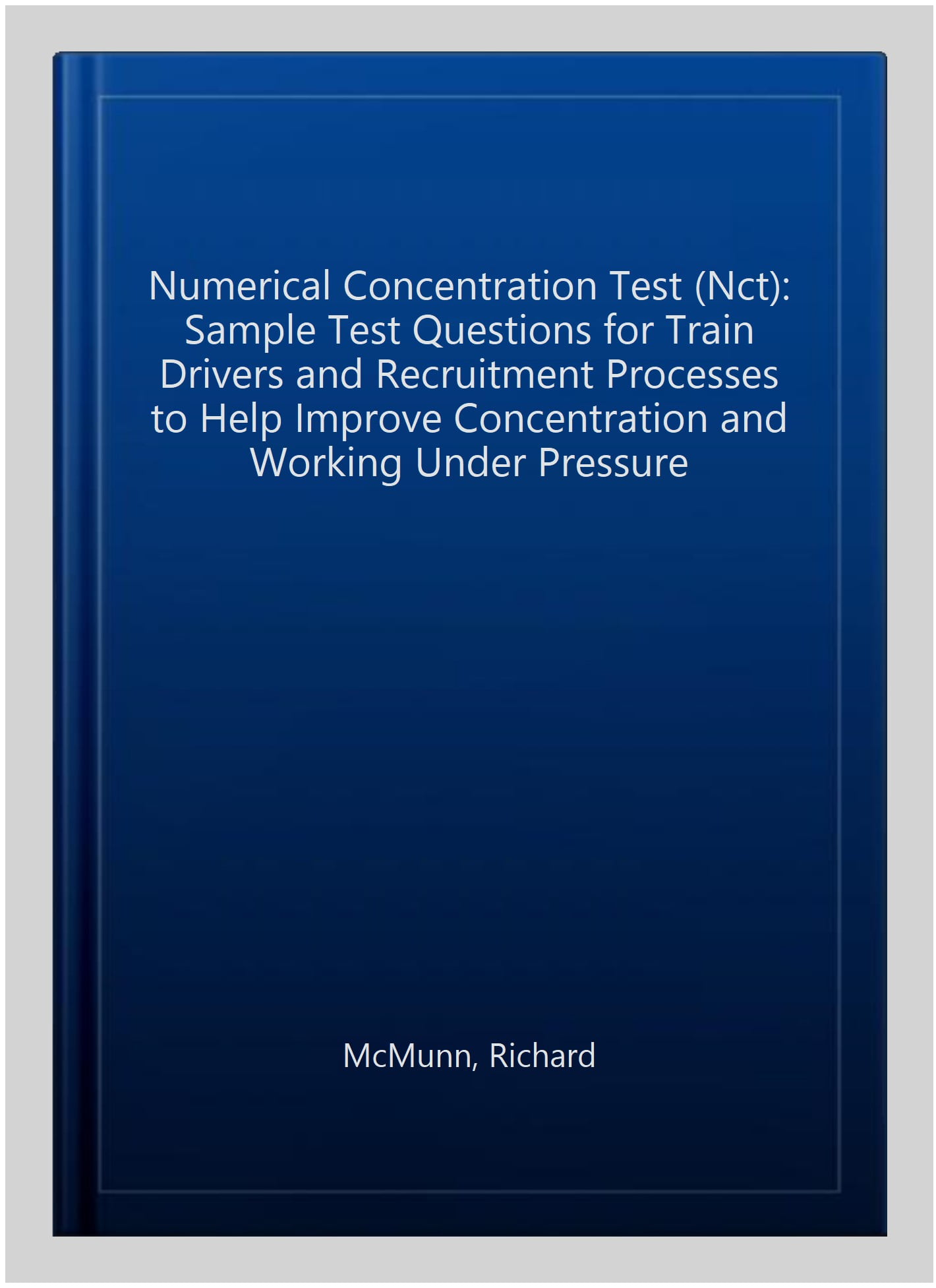 Pre-Owned Numerical Concentration Test (Nct): Sample Test Questions For ...