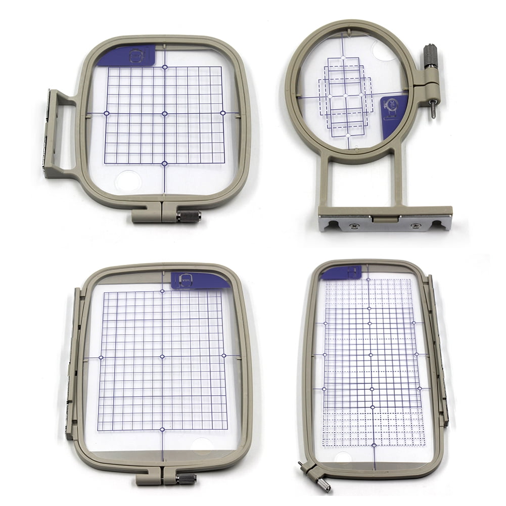 4 piezas de bastidor de bordado para máquina de coser, bastidor de ...