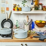 Beautiful 12pc Ceramic Nonstick Cookware Set, Pots and Pans with ...