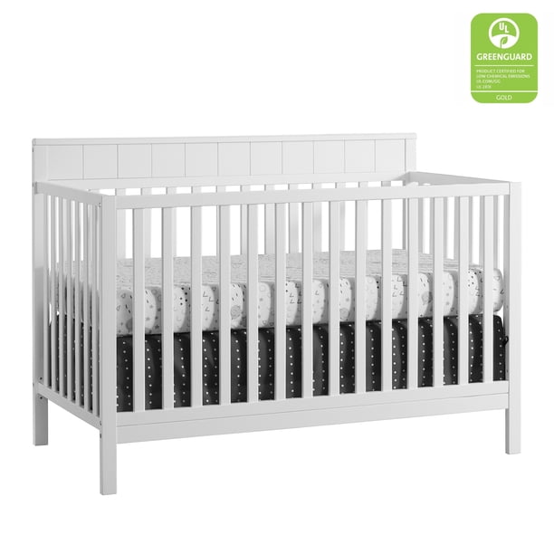 Oxford Baby Logan 4-in-1 Convertible Crib, Snow White, GREENGUARD Gold ...