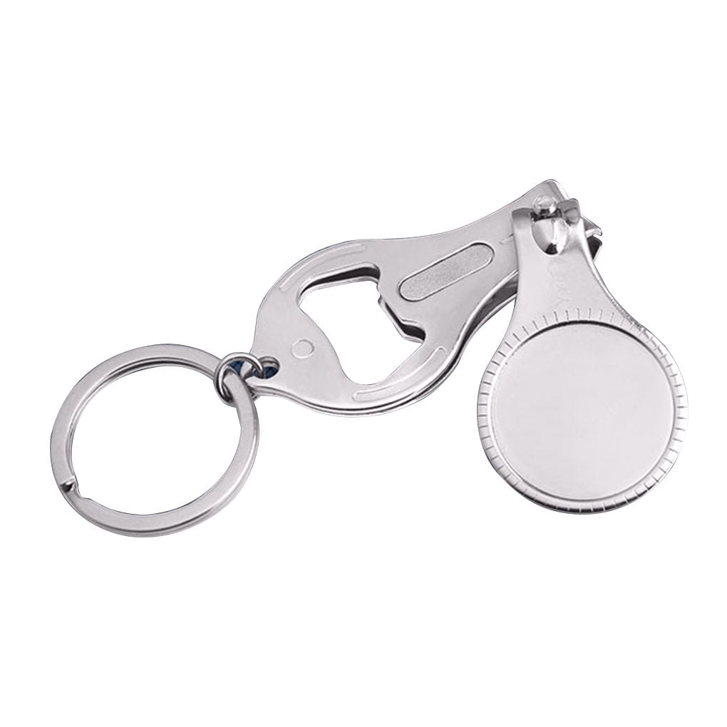 3 in 1 Multifunction Nail Clipper with Keys Ring Bottle Opener Manicure ...