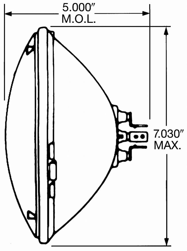 Power Beam Headlight 6014 - The Best Picture Of Beam