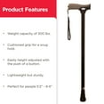 Equate Comfort Grip Walking Cane for Adults and Seniors, Height ...