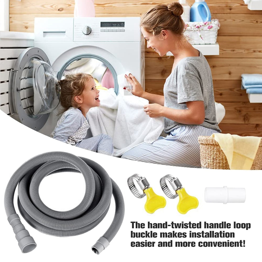 Buy Drain Hose Extension Set Universal Washing Machine Hose 10Ft ...