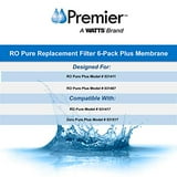 Premier Ro Pure Replacement Filter 6-pack Plus Membrane - Walmart.com