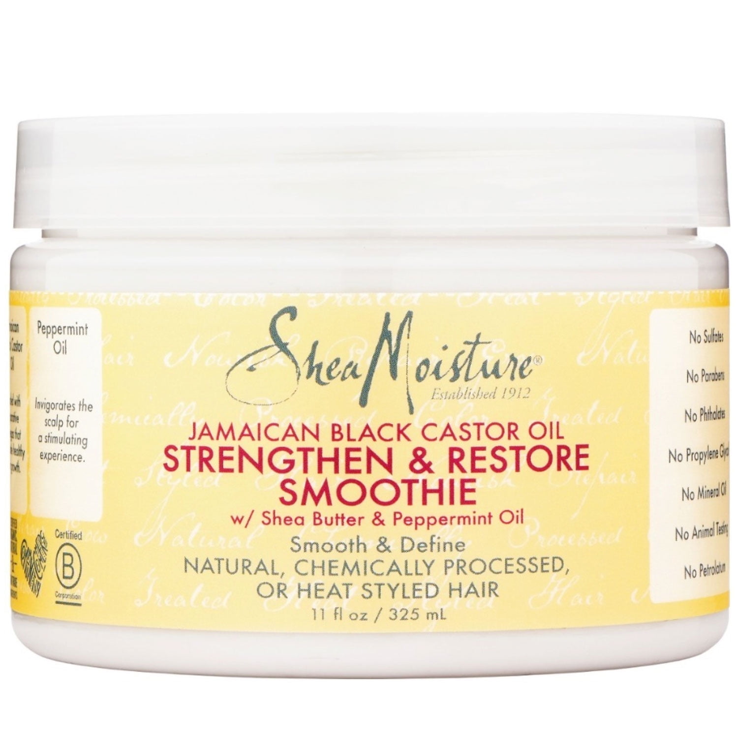 Shea Moisture Jamaican Black Castor Oil Smoothie, 12 Oz. - Walmart.com