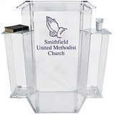 Kingdom Personalized Distinguished Regal Pulpit- 3 Piece Large Lectern ...