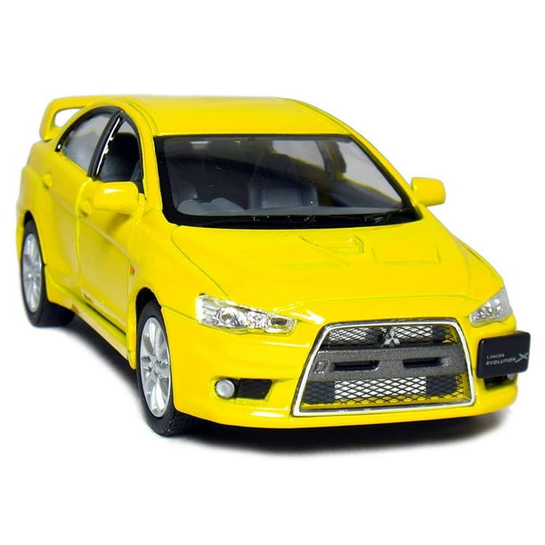 5" Kinsmart 2008 Mitsubishi Lancer Evolution X Diecast Model Toy Car 1: ...