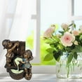 Vacemry Garden Child Statue, Boy and Girl with Fireflies Outdoor Garden ...