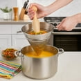 HIC Kitchen Chinois Fine-Mesh Cone Sieve, 18/8 Stainless Steel, For ...