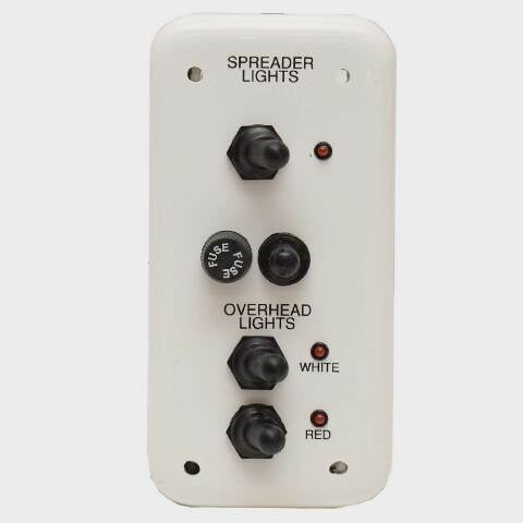 Triton Boat Light Switch Panel 200444 | Center Console White - Walmart.com