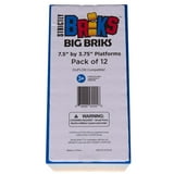 Strictly Briks Big Briks Stackable Baseplates 12 Pack, Compatible with ...