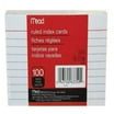 Mead Index Cards, Ruled, 3in X 5in, 100 Ct (6 pack) (Bundle) - Walmart.com